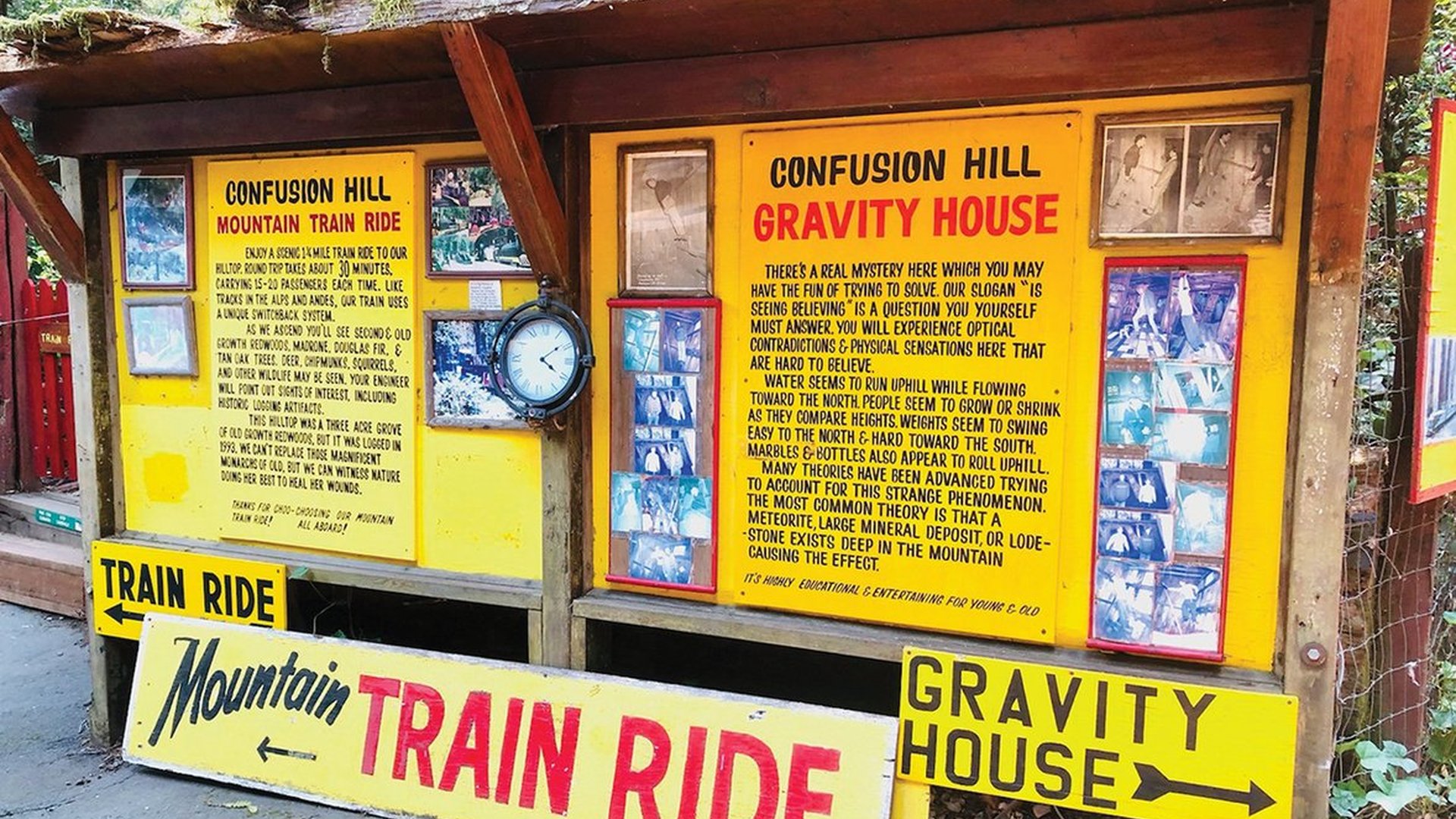 Campbell Bros. World Famous Confusion Hill — Humboldt County